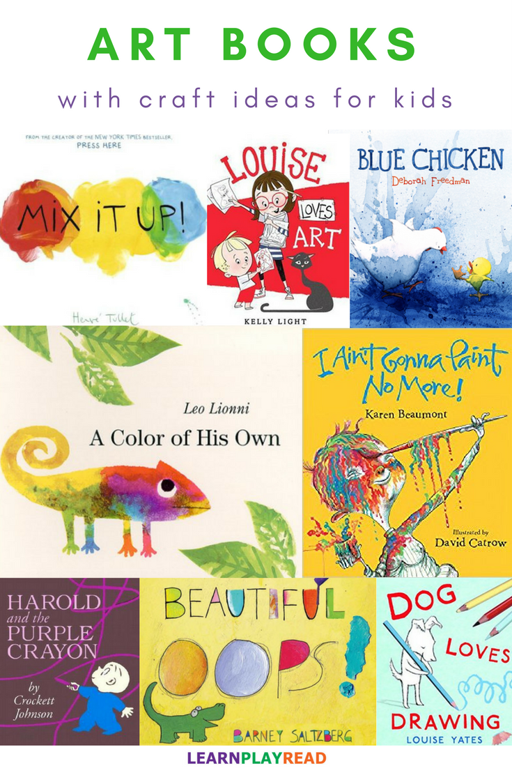 Art Picture Books With Craft Ideas For Kids Including Process Art 
