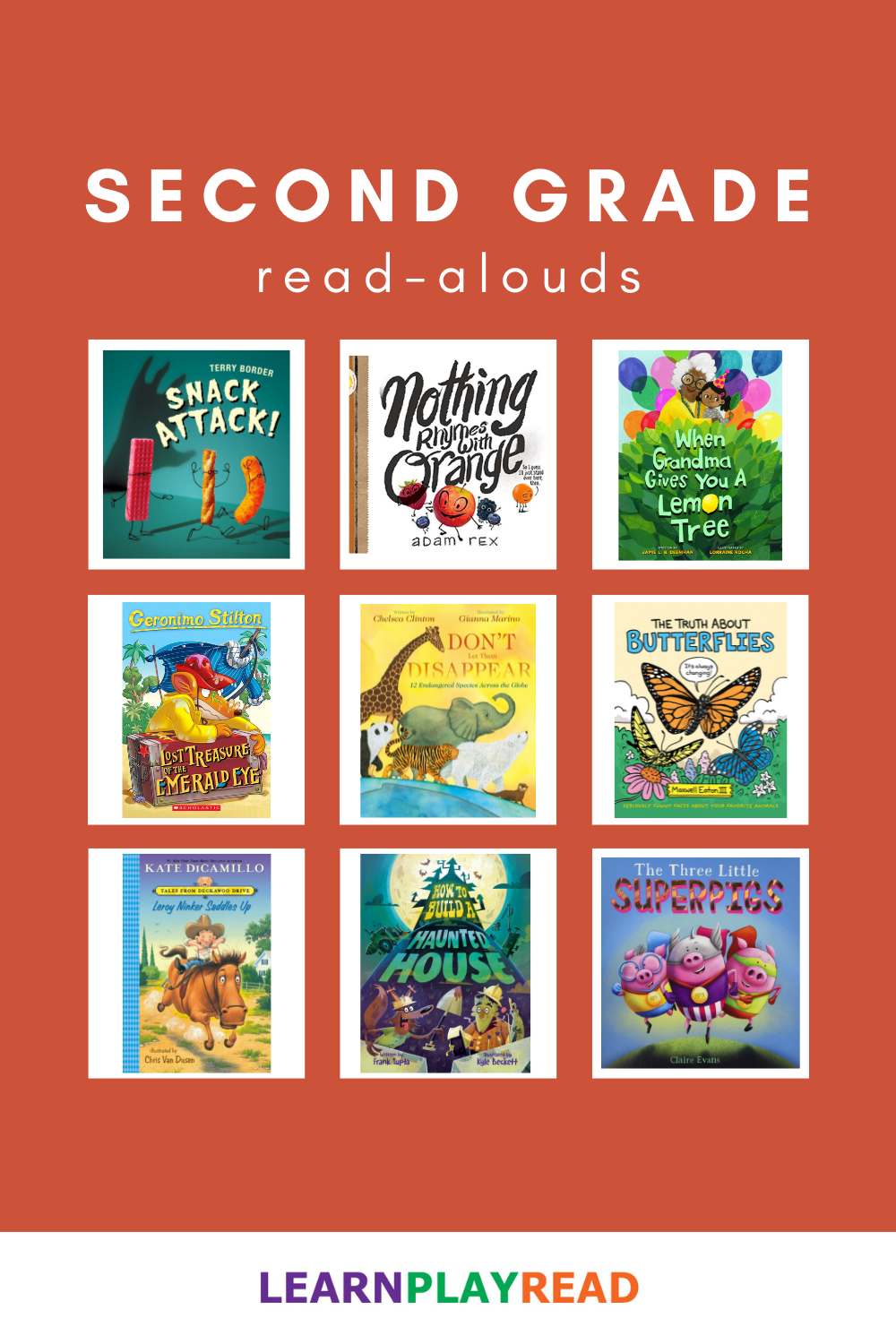Second Grade Read Aloud Books