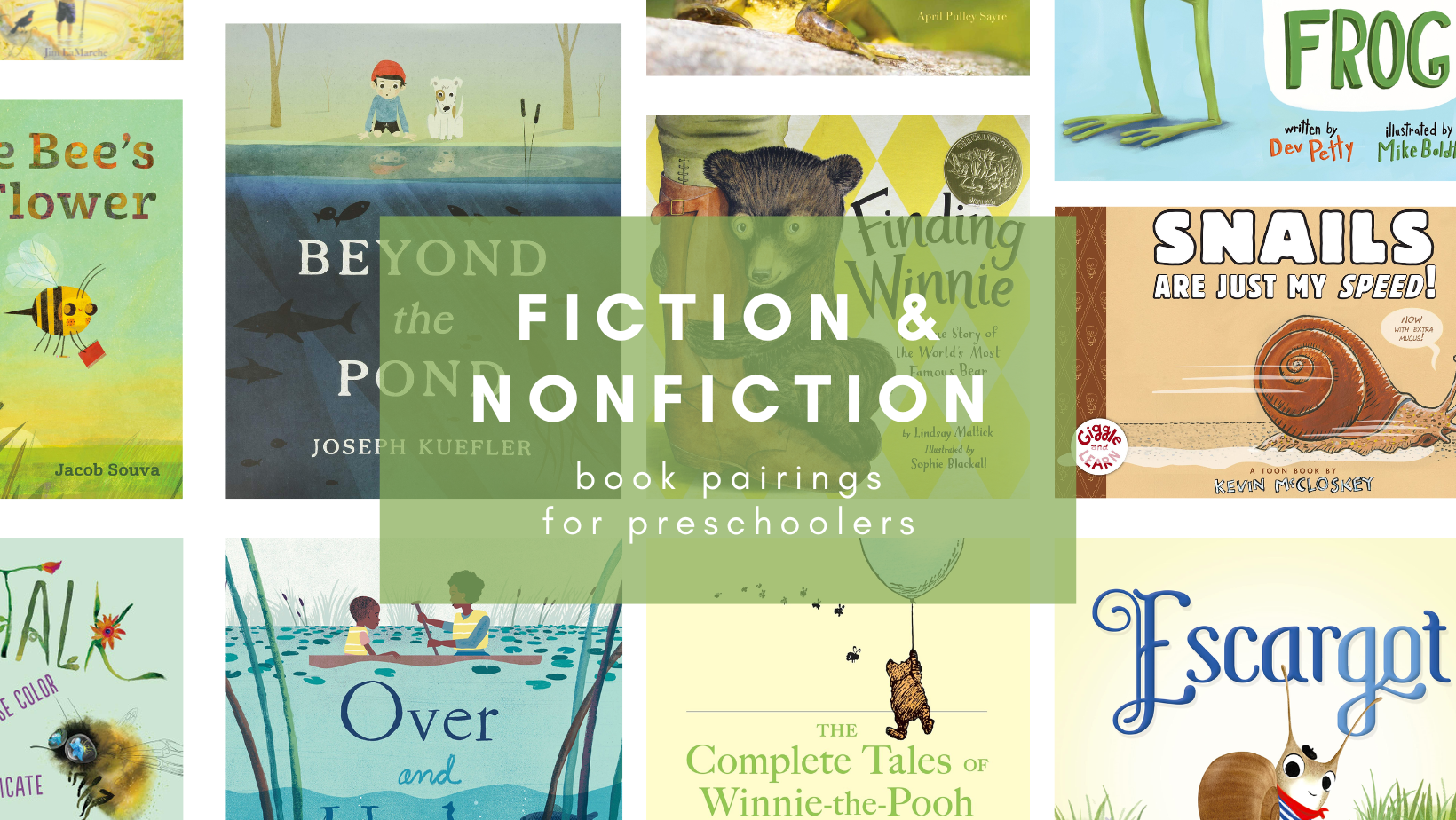 Fiction and Nonfiction Book Pairings for Preschoolers